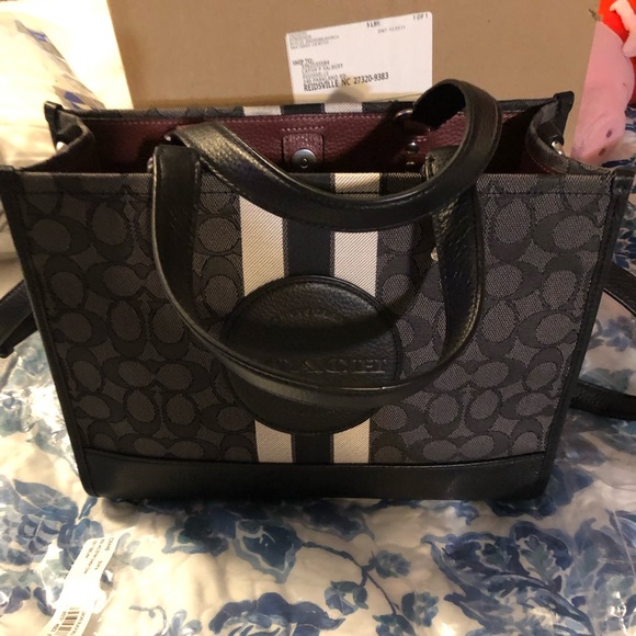 Coach | Bags | Coach Signature Jacquard Refined Pebble Leather Style No ...